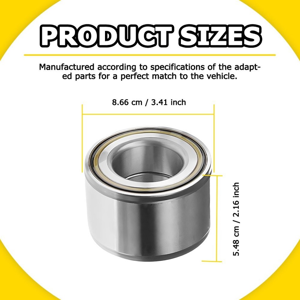 2x For Ford Ranger Mk2 Front Wheel Bearing Kit 1999>2012 4432022 ...