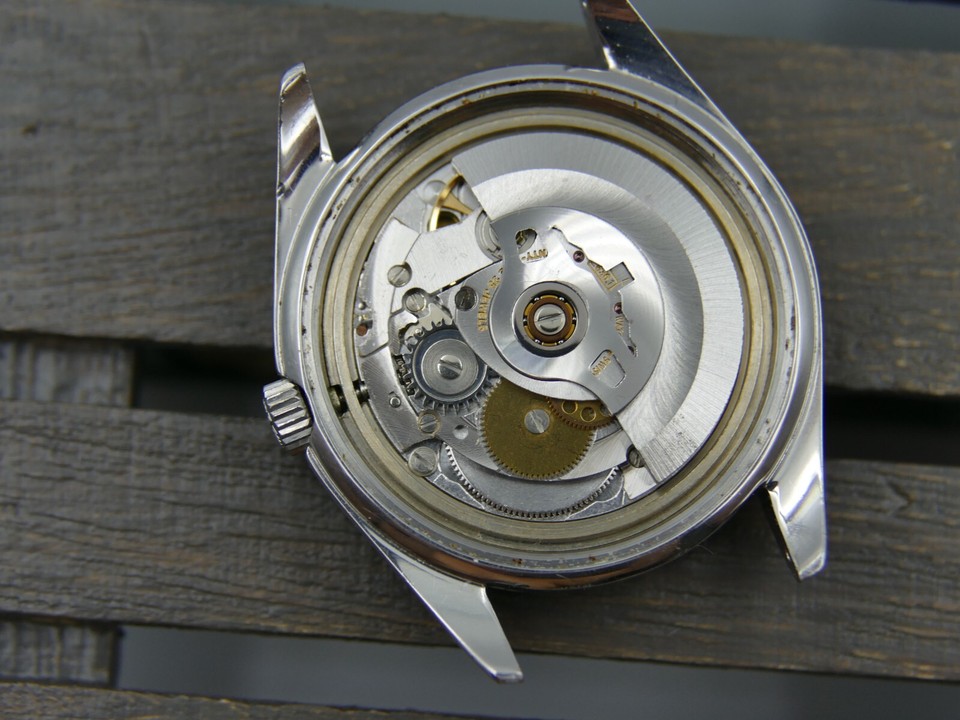 70s vintage mens Longines Conquest 1567-1 / 7971 automatic L636.1 black ...