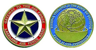 LACKLAND AIR FORCE BASE GATEWAY TO THE AIR FORCE CHALLENGE COIN | eBay
