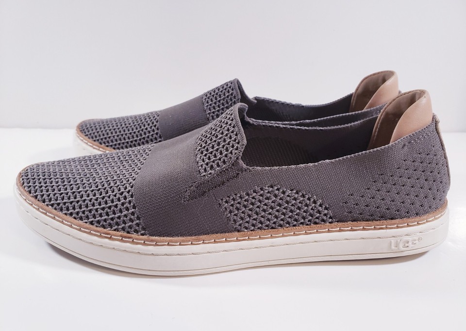UGG Sammy Gray Hyperweave Slip On Sneakers Shoes Comfort Flat Women's ...