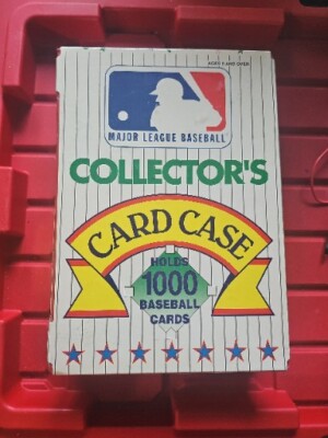 Vintage MLB Baseball 1992 Tara Card Case Storage Tray Box Collector’s ...