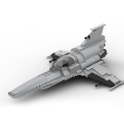 Battlestar Galactica Viper VII Spaceship Model Building Blocks Sci-fi ...