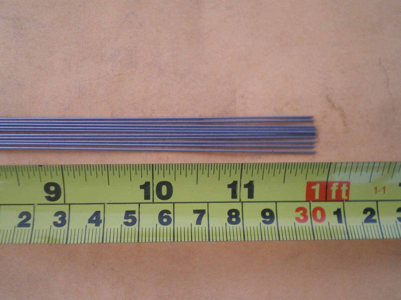 100 PCS. STAINLESS STEEL STRAIGHT LURE SHAFT WIRE FORM 0.051 X 12 ...