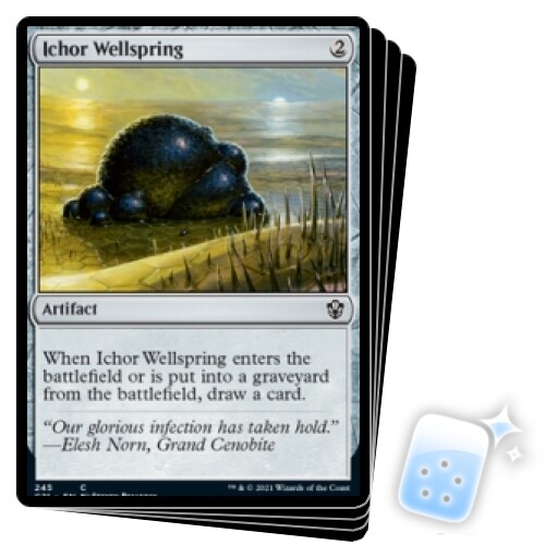 ICHOR WELLSPRING X4 Commander 2021 Magic MTG MINT CARD | eBay