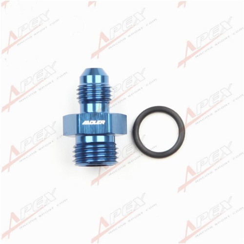 4AN AN4 Male Flare To 6AN AN6 Straight Cut Thread With O-Ring Fitting ...