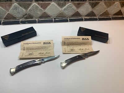 Buck Limited Edition 55 Mini SP Fld Hunt 3 & 4 Two knives | eBay