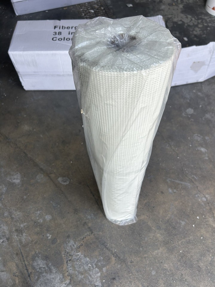 Eifs Stucco Fiberglass mesh 38” x 150’ - White color - 4.5 oz - 1 roll ...