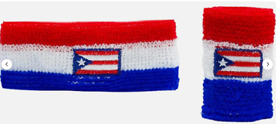 Puerto Rico Head and Wrist Brand Sport Sweat Band and Wrist Band | eBay