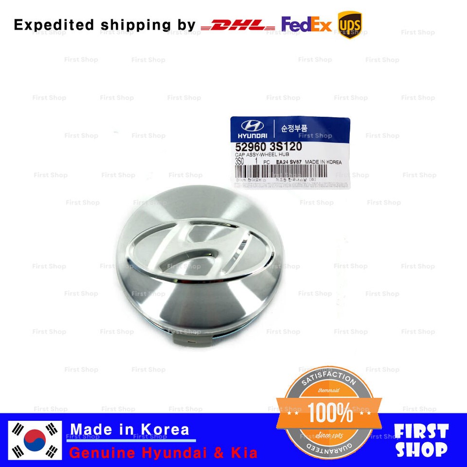 Genuine Wheel Center Hub Cap 529603S120 4p for Hyundai Santa Fe Sonata ...