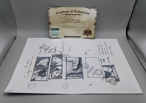 ALIEN COVENANT Production Used RIDLEY SCOTT PERSONAL STORYBOARDS COA ...