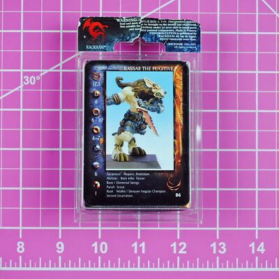 Rackham Confrontation Kassar the Fugitive (ENGLISH) - Rare OOP Wolfen ...