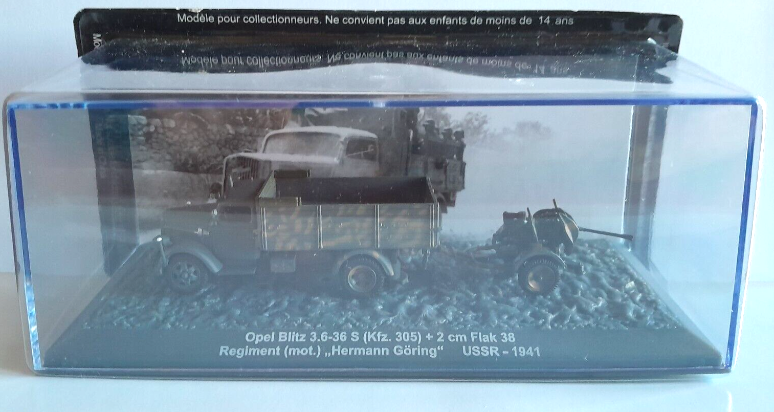 z2) Die Cast Tank - Opel Blitz 3.6-36S + 2cm Flak 38 - USSR 1941 ...