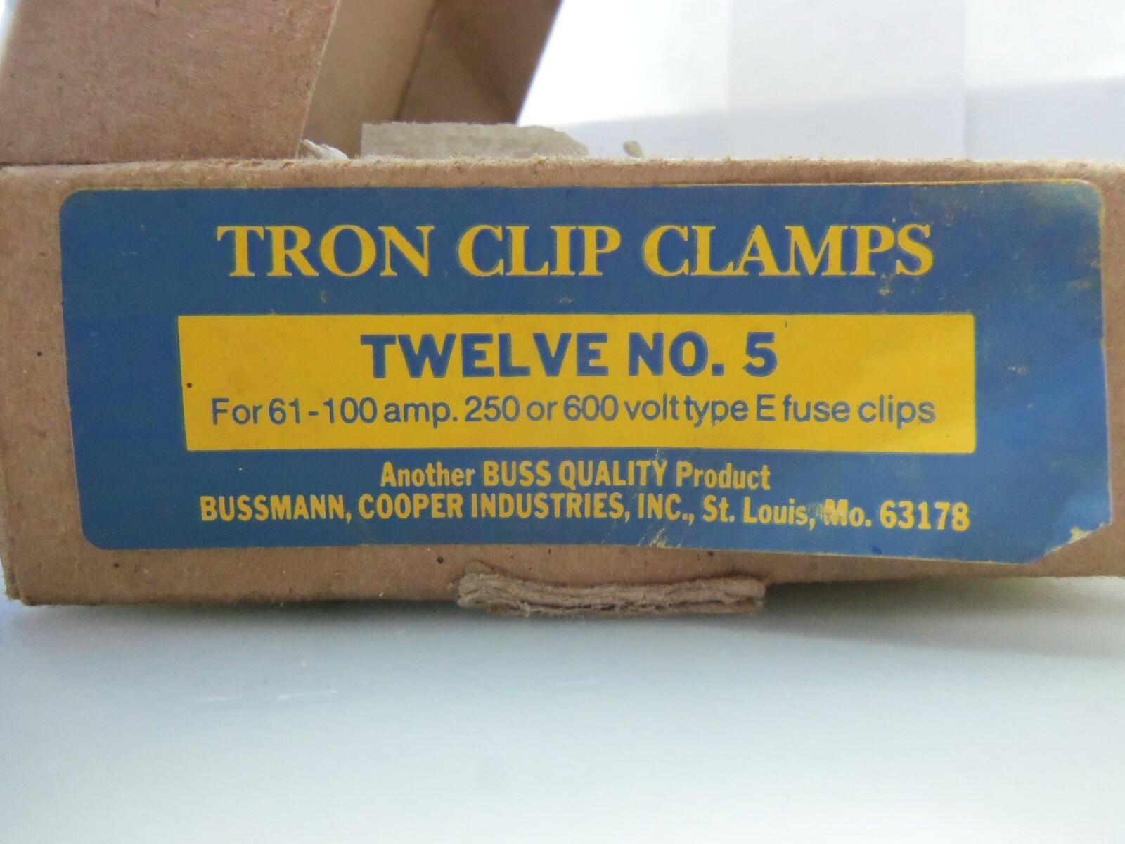 New Tron No.5 Fuse Clip Clamp 60-100 Amp 250/600 Vac | eBay