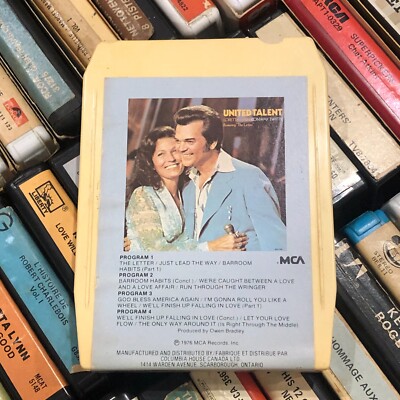 Lorette Lynn & Conway Twitty : United Talent 1976,Lear Jet Stereo 8 ...