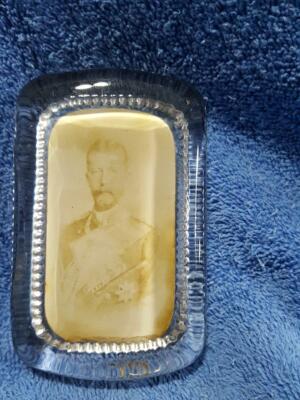 VINTAGE PYRO PHOTO MFG CO NY GLASS SQUARE PAPERWEIGHT | eBay