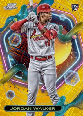 2023 Topps Chrome Gold Jordan Walker Rookie RC Topps Bunt Digital Card ...