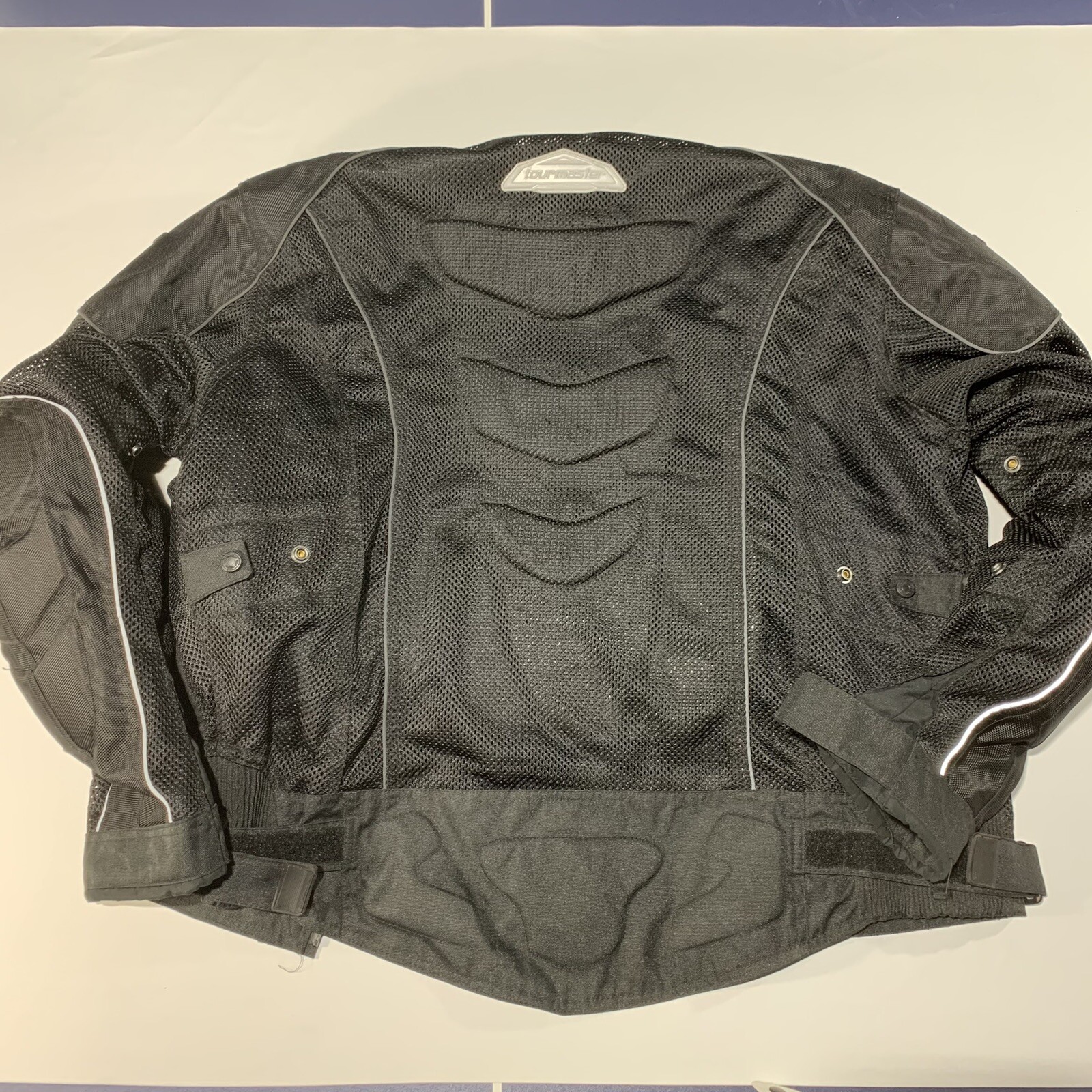 Tour Master Intake 3.0 Motorcycle Jacket Mens L /44 W/ Armor Link Mesh ...