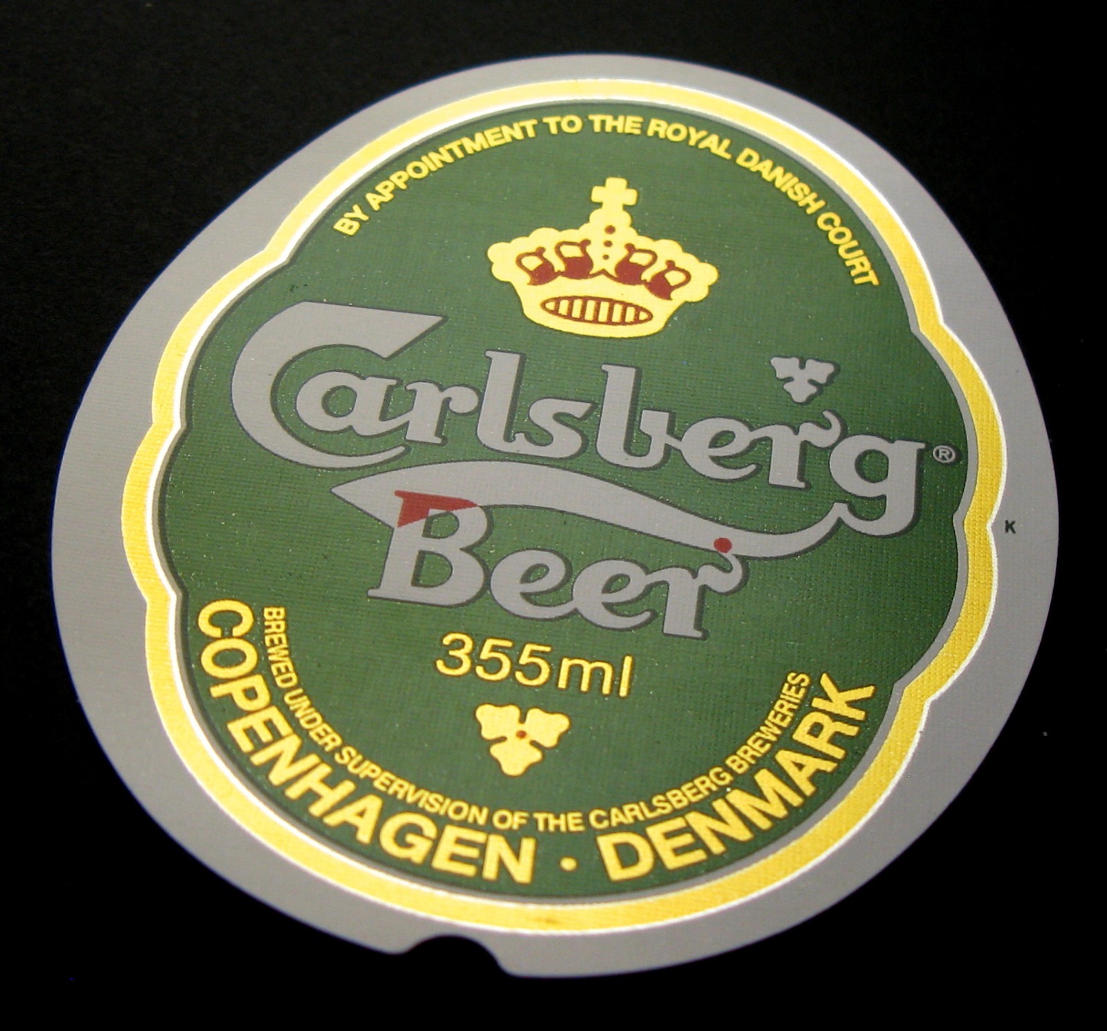 Carlsberg CARLSBERG BEER paper beer label DENMARK 33cl Var.#25 | eBay