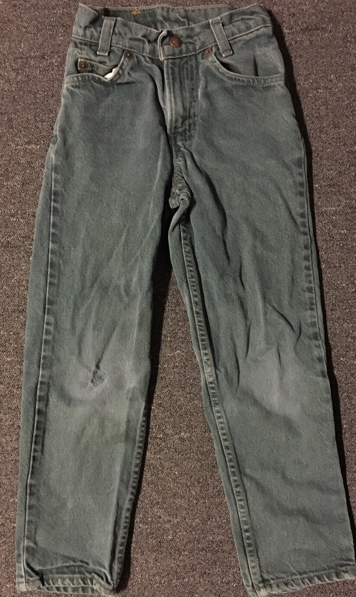 Vtg Levis 550 Orange Tab Faded Jeans Boys 8 Slim 21/22 USA Vtg Levis 550 Orange Tab Faded Jeans Boys 8 Slim 21/22 USA