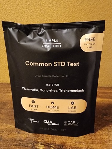Simple Healthkit Common Std Test In Home Chlamydia Gonorrhea Trichomoniasis New Ebay