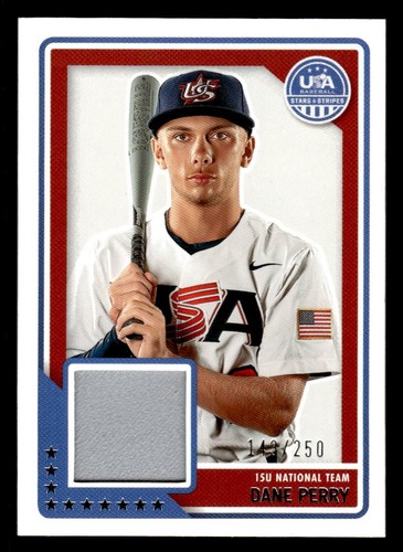 2023 Panini USA Baseball 15U National Team Relic Dane Perry 143/250 | eBay