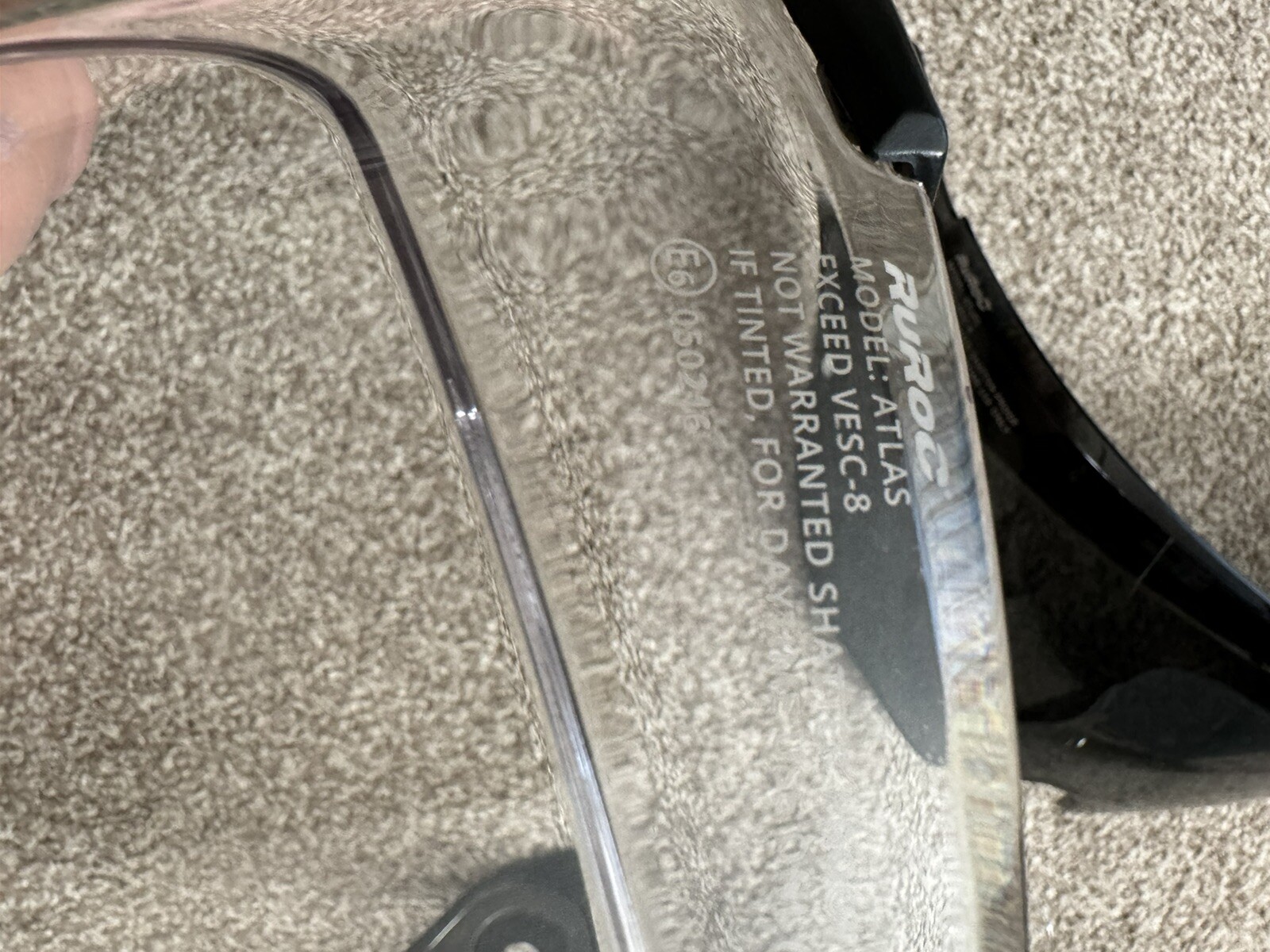 NEW RUROC ** LOT 5** ATLAS VISOR FACE SHIELDS ~ 5 Shields, 2 Sleeves | eBay