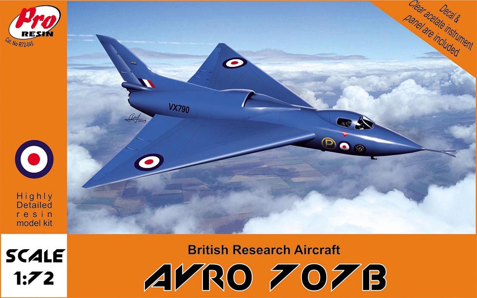 1/72 Avro 707B British Research Aitcraft Olimp - Pro Resin Kit R72045 ...