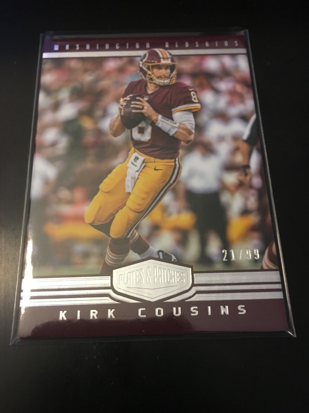2017 Plates & Patches KIRK COUSINS 21/99 | eBay