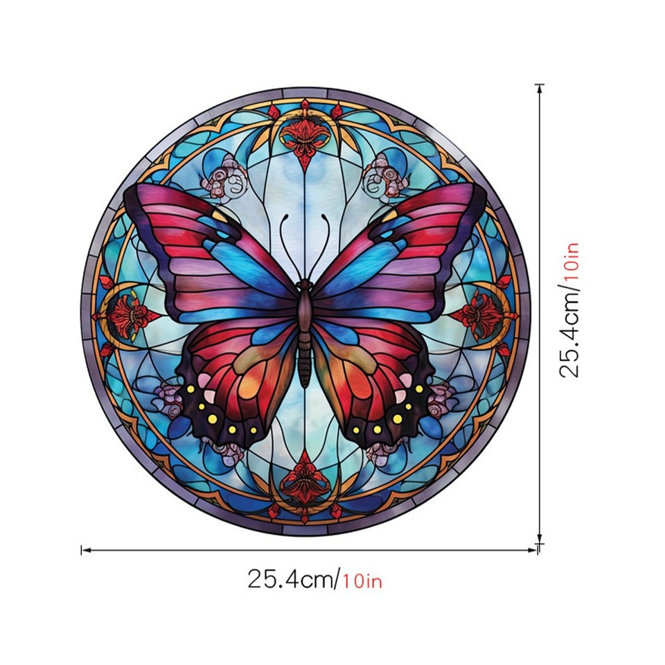 2 Pcs Butterfly Anti-collision Window Decals Anti-static Sticker | eBay ...