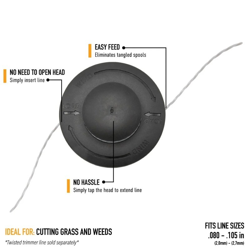 SHAKESPEARE Universal Fit Replacement Bump Feed String Trimmer Head (1 ...