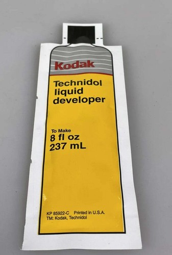 KODAK TECHNIDOL LIQUID DEVELOPER 8OZ. PACK 0F 2 | eBay