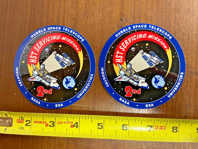 NASA Space Shuttle Mission Hubble 1990's Stickers | eBay