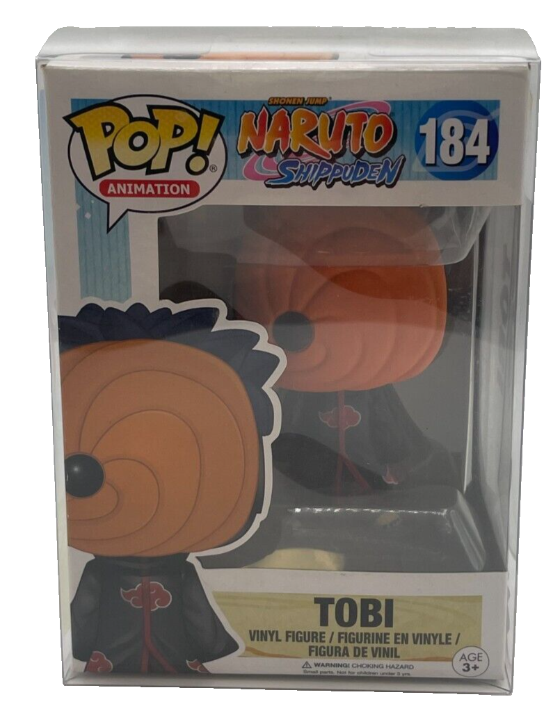 Funko Pop! Tobi #184 Naruto Shippuden Mint Condition 100% Authentic With Case | eBay