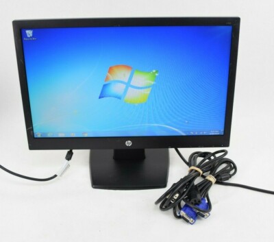 HP V193 18.5" LCD Flat Panel Monitor Display VGA w/ Cords Grade A | eBay