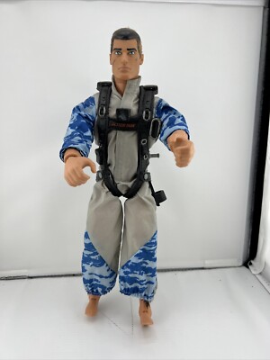Hasbro Action Man Blue Eyes Blue Jumpsuit Black Vest Action Figure | eBay