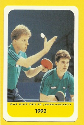 Jorg Rosskopf Table Tennis Ping Pong Cool Sports Collector Card from ...