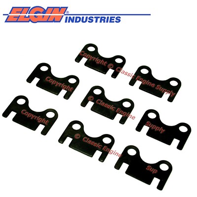 New Flat Style Guide Plate Set for 3/8" Push-Rod Chevy sb 283 305 327 ...