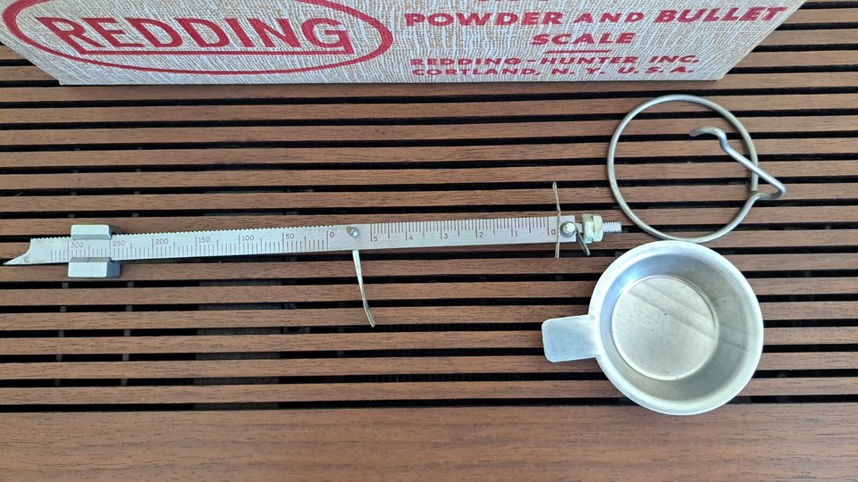 Redding Model #1 Powder and Bullet Scale in Box Reloading Equipment | eBay