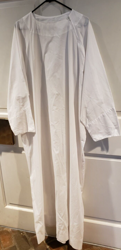 PRIEST CLERGY SERVER TRADITIONAL ALB ABBEY BRAND SIZE L SLANTED ...