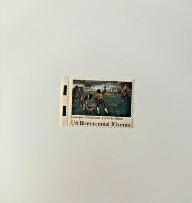 1975 Lexington and Concord 1775 by Sandham 10¢ United States Postage ...