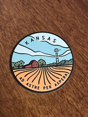 Kansas Sticker - States Decal Hydroflask Laptop - USA | eBay