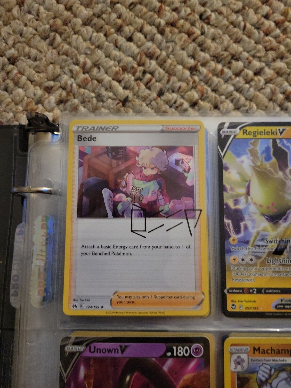Pokémon TCG Bede Crown Zenith 124/159 Holo Holo Rare | eBay