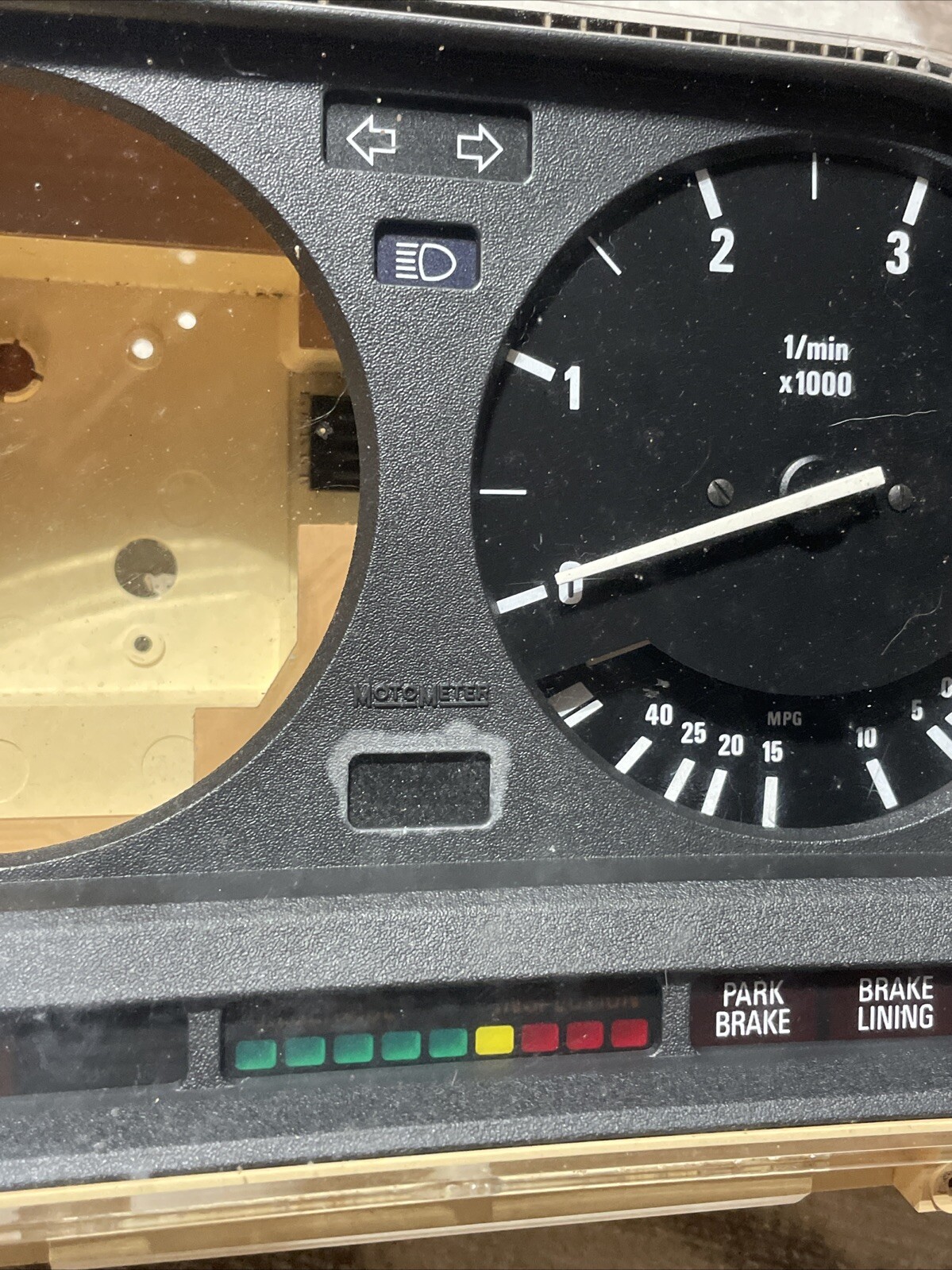 1984-1986 BMW E30 ETA 5K RPM Instrument Cluster 325 325e 325es ...
