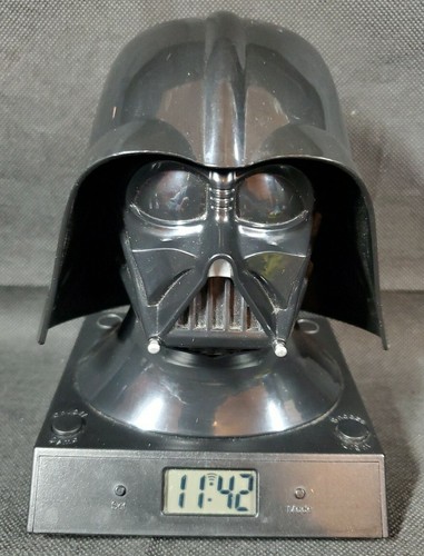 Star Wars Darth Vader 3D Bust Head Alarm Clock 2010 Wesco Working ...