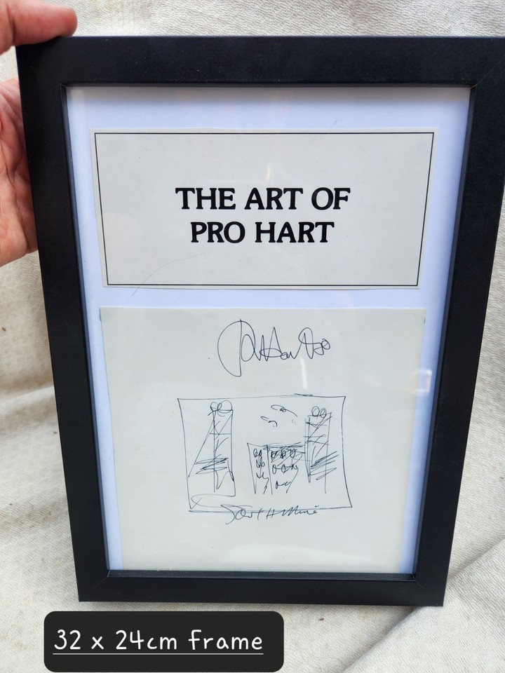 Pro Hart Original Pen Mine Drawing Framed signed Genuine | eBay Australia