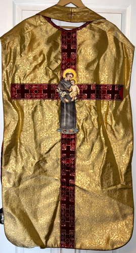 CATHOLIC PRIESTS 3 PC. ST. ANTHONY FIDDLEBACK CHASUBLE SET JOHN P ...