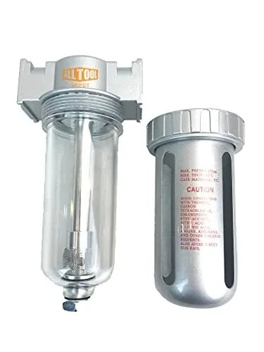 1/2 NPT Mid Flow Compressed Air In Line Filter Desiccant Dryer Moisture ...