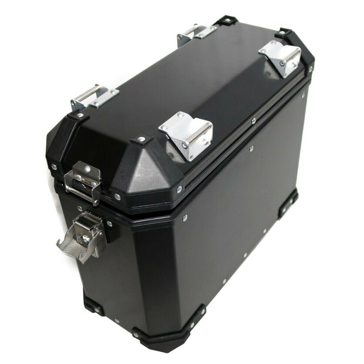 Fits Royal Enfield Himalayan Aluminium Panniers Black Box Packed Set ...