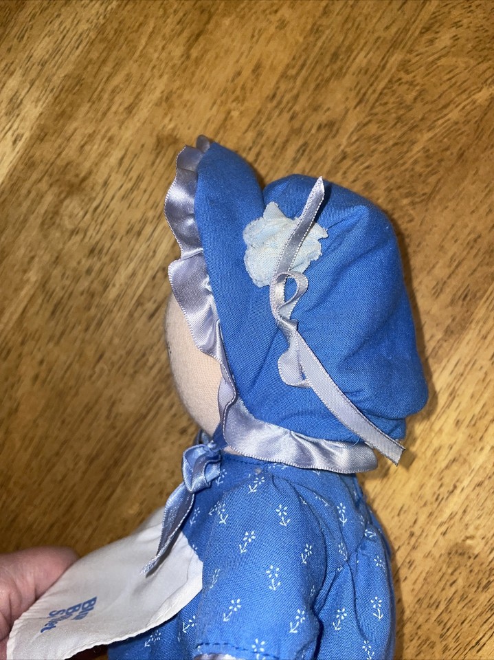 VINTAGE DAKIN BLUE BONNET Spread Butter SUE CLOTH DOLL Advertising 11 ...