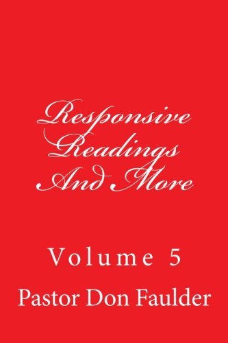Responsive Readings And More: Volume 5 New 9781499739664 Fast Free ...